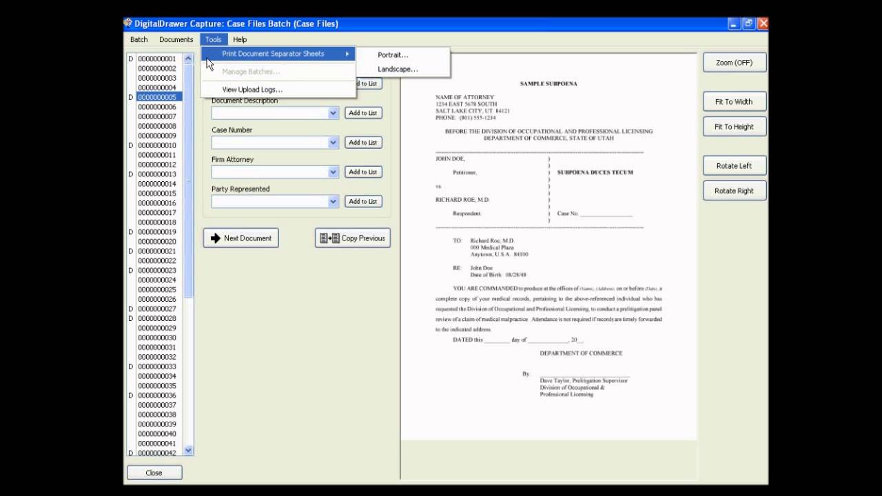 Legal Document Management System - Scanning Legal Records - YouTube
