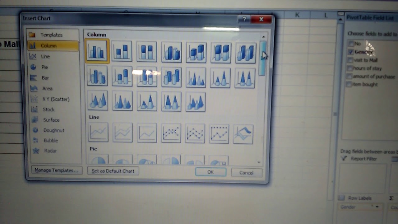 Tabulation and charts making with MS Excel - YouTube