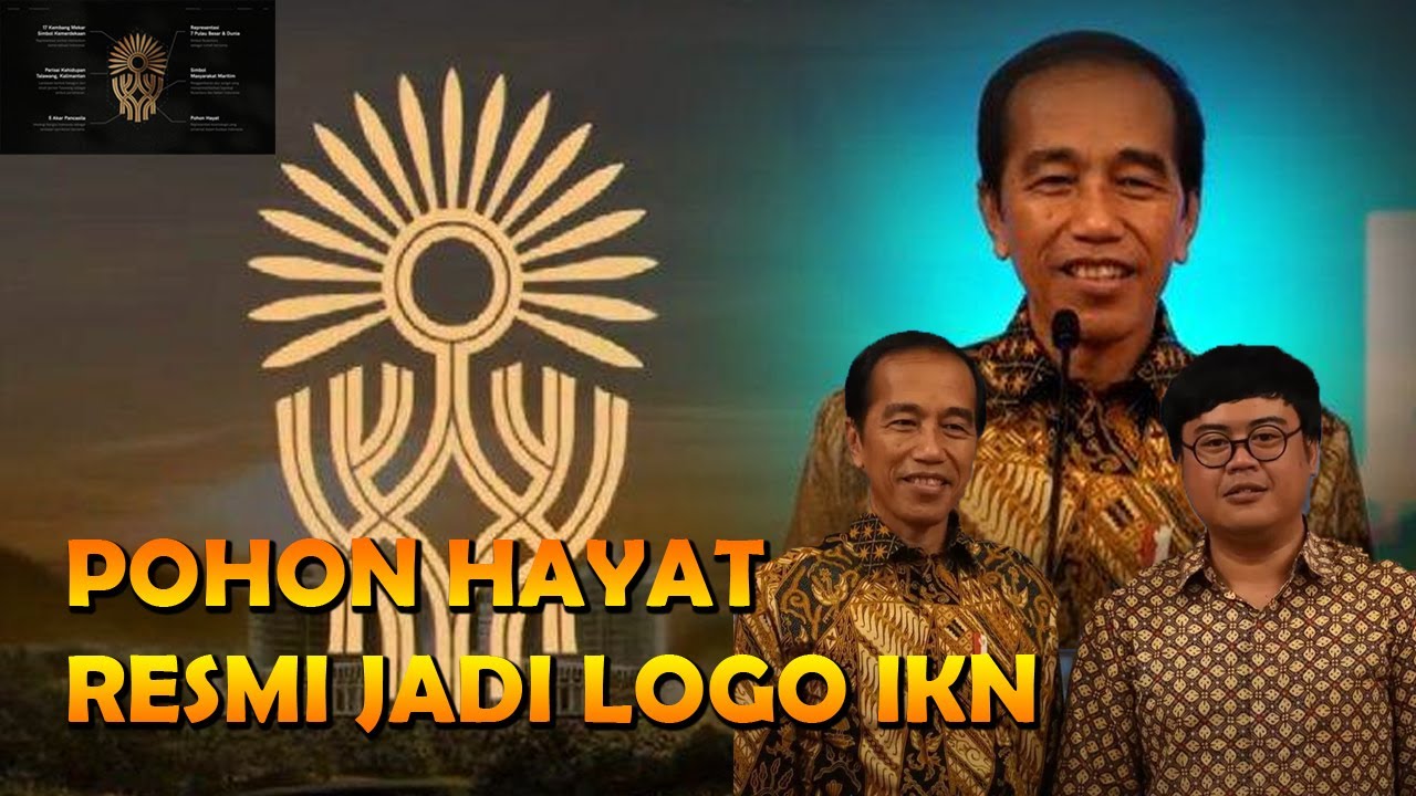 PRESIDEN JOKOWI RESMI LUNCURKAN LOGO IBU KOTA NUSANTARA (IKN) ! POHON ...