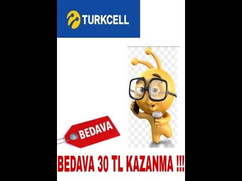 TURKCELL BEDAVA 20+10 TL KAZANMA!!