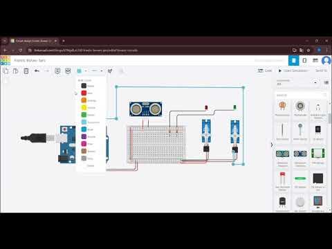 Cómo hacer una Puerta Automatica con ARDUINO | TINKERCAD | ICMA KIDS - YouTube