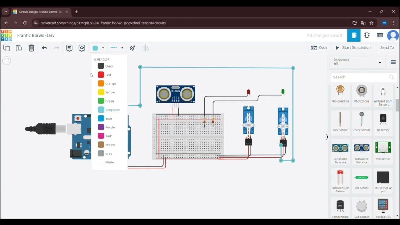 Cómo hacer una Puerta Automatica con ARDUINO | TINKERCAD | ICMA KIDS - YouTube