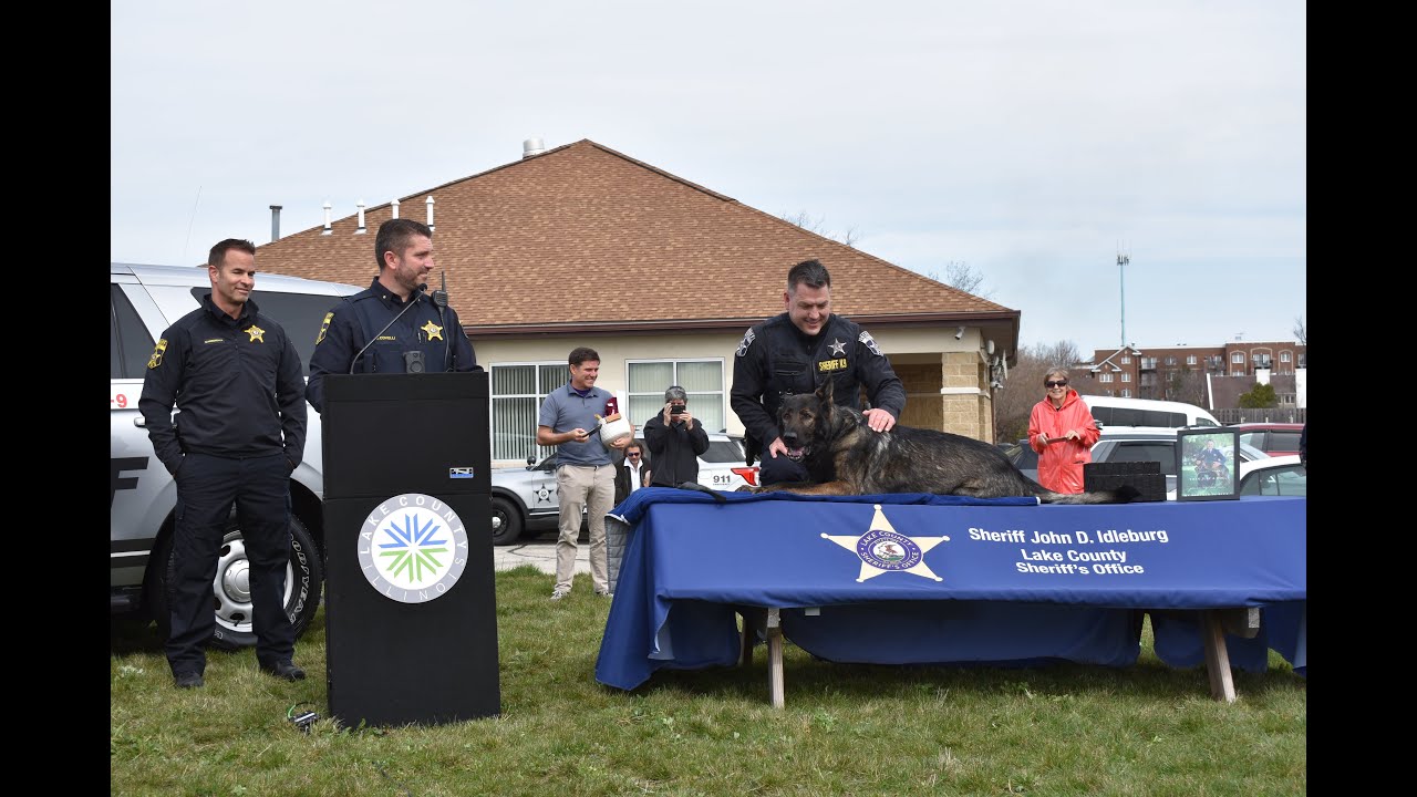 Lake County Sheriff's K-9 Dax Retirement Ceremony 04/10/24 - YouTube