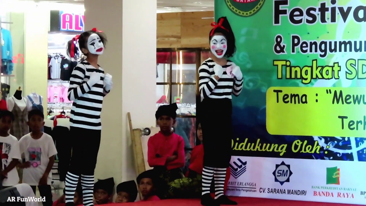 Aksi Pantomim FLS2N 2020 Tingkat SD Batam | Festival Dan Lomba Seni ...