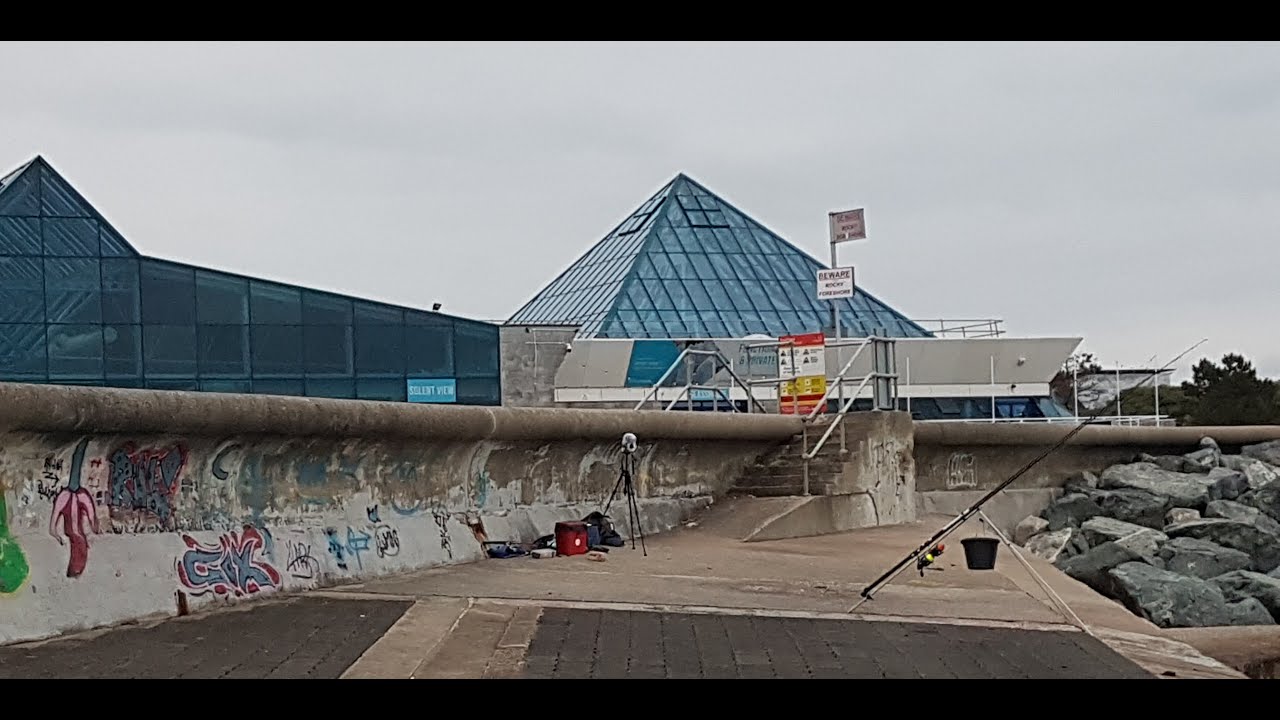 Evening fishing at Southsea Pyramids - YouTube