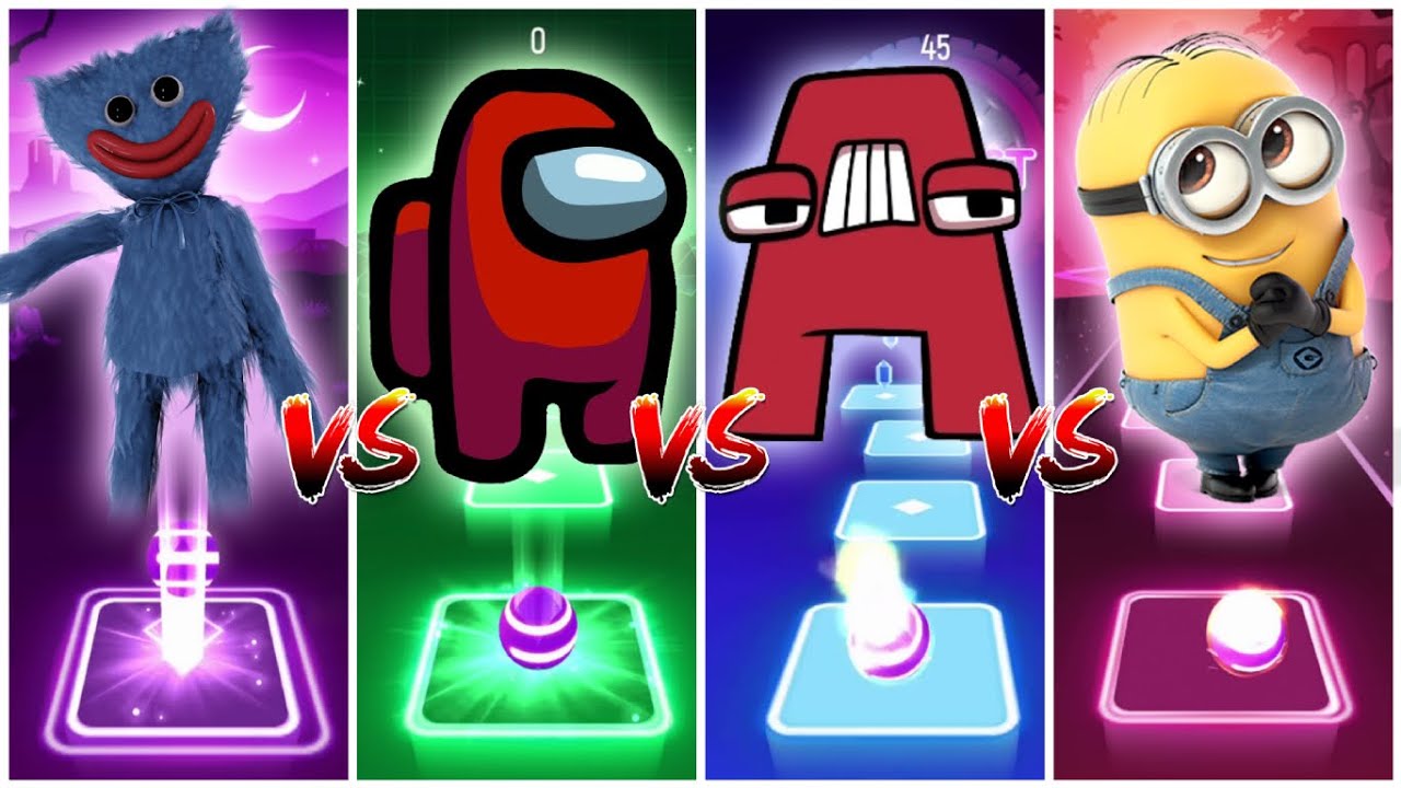 🔴HUGGY WUGGY 🔴 IMPOSTOR 🔴 ALPHABET LORE 🔴 MINION | Tiles Hop EDM Rush 💥 ...