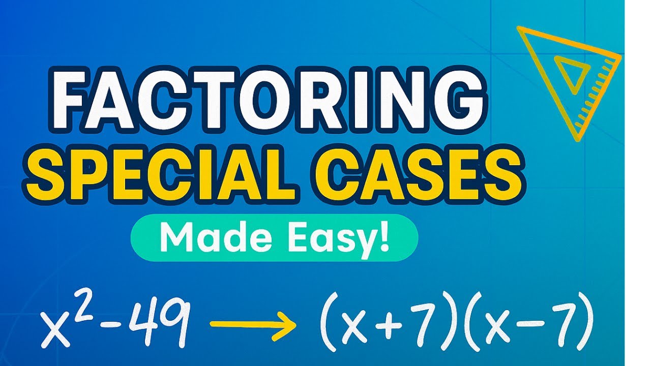 Factoring Polynomials | Special Cases Made Easy - YouTube