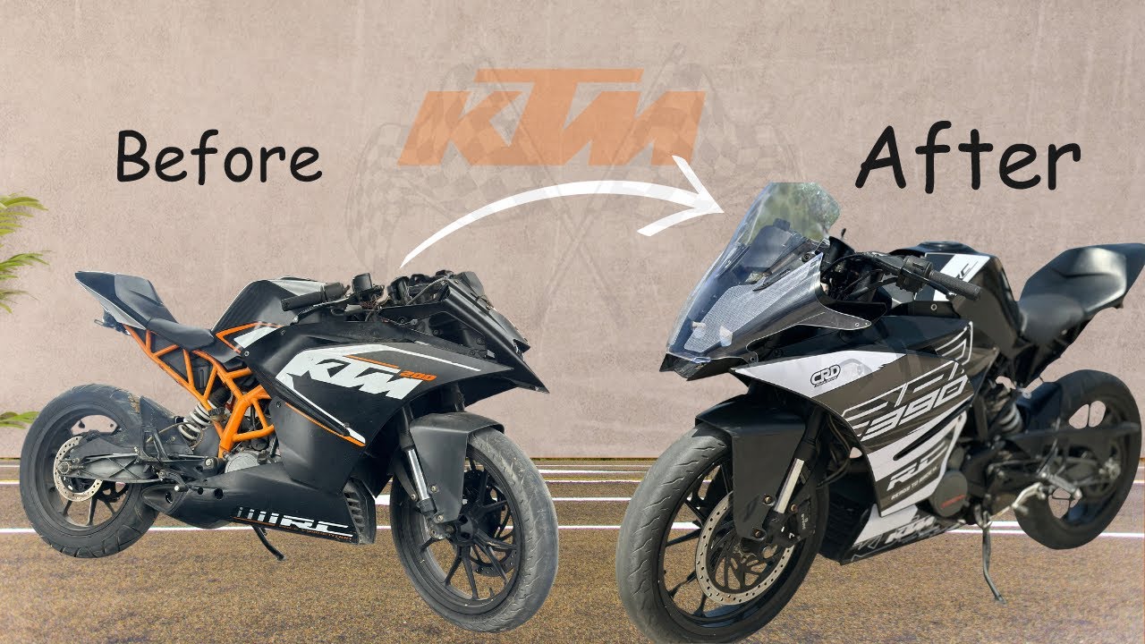 केवल 10000 का खर्चा / "KTM RC 200 Wrap Transformation | WrapsStudio ...