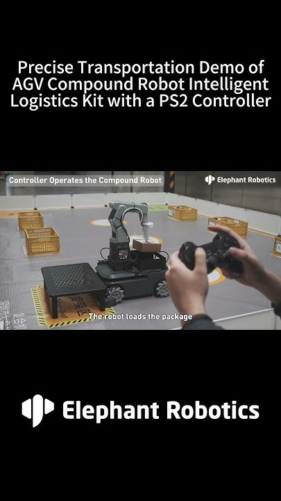 myAGV | Control the compound mobile robot with a PS2 controller for precise transport #robotics ...