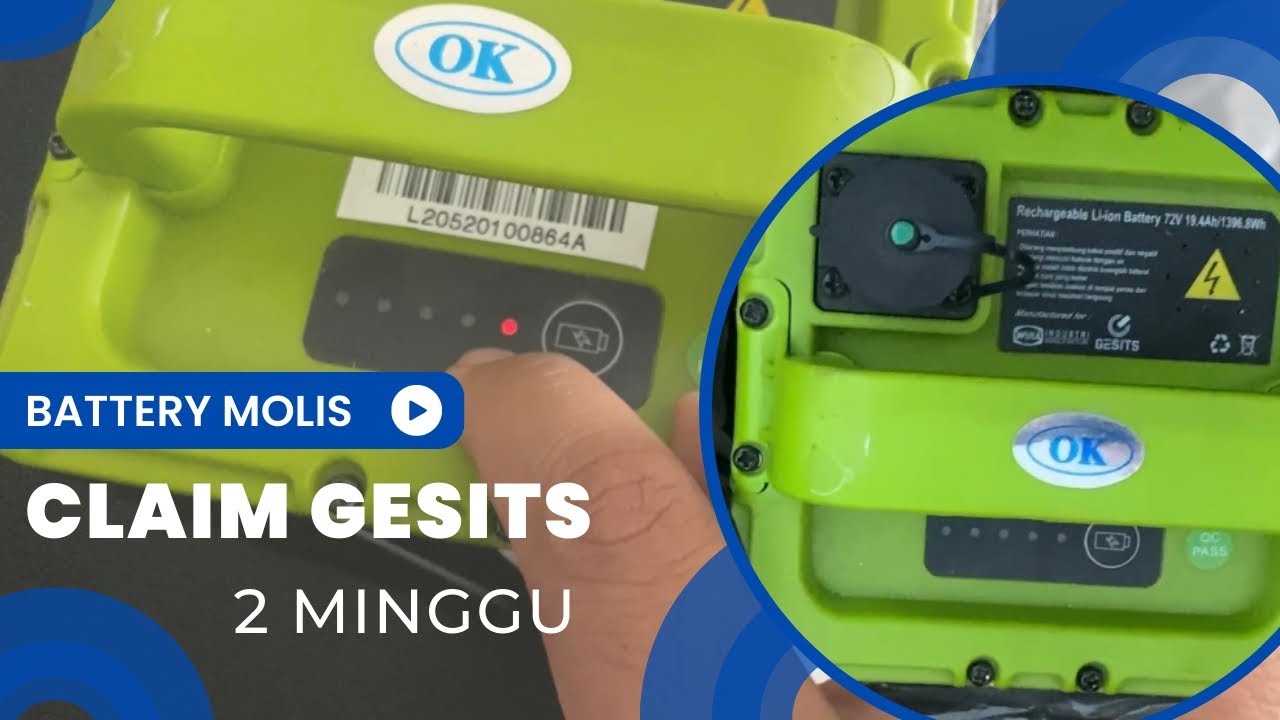 GARANSI BATTERY GESITS 2 MINGGU SELESAI - YouTube