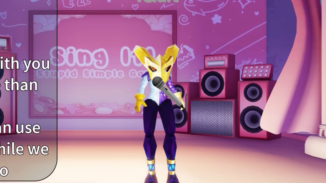 Singing on Roblox! - YouTube