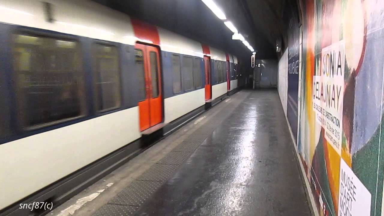 SNCF RER B MI84 arriver à Port-Royal - YouTube