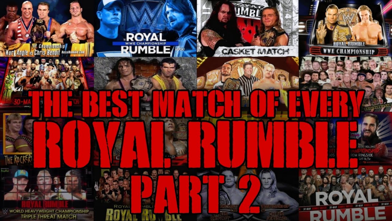 The Best Match of Every Royal Rumble (1988-2024) part2 - YouTube