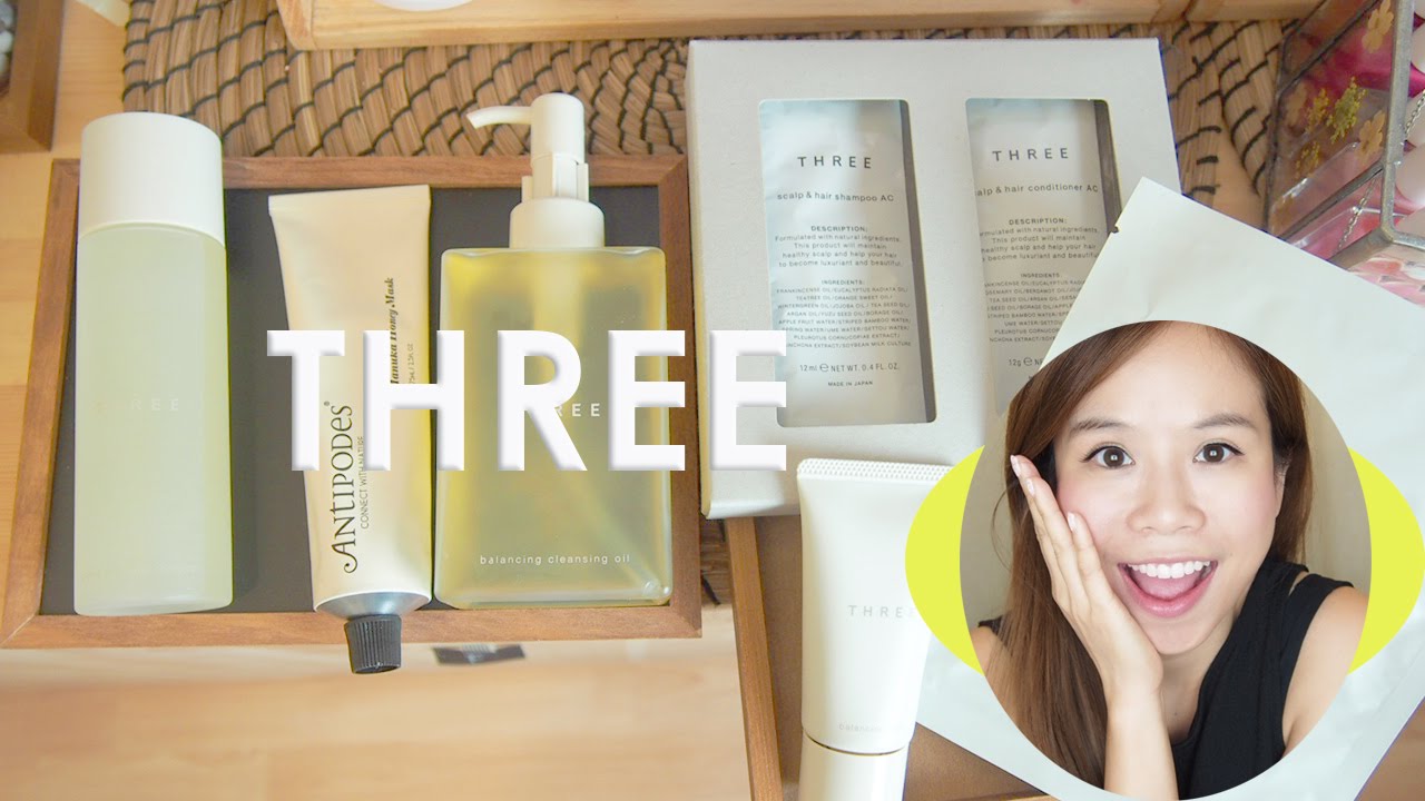 ☁ THREE COSMETICS ☁ 產品Review - YouTube