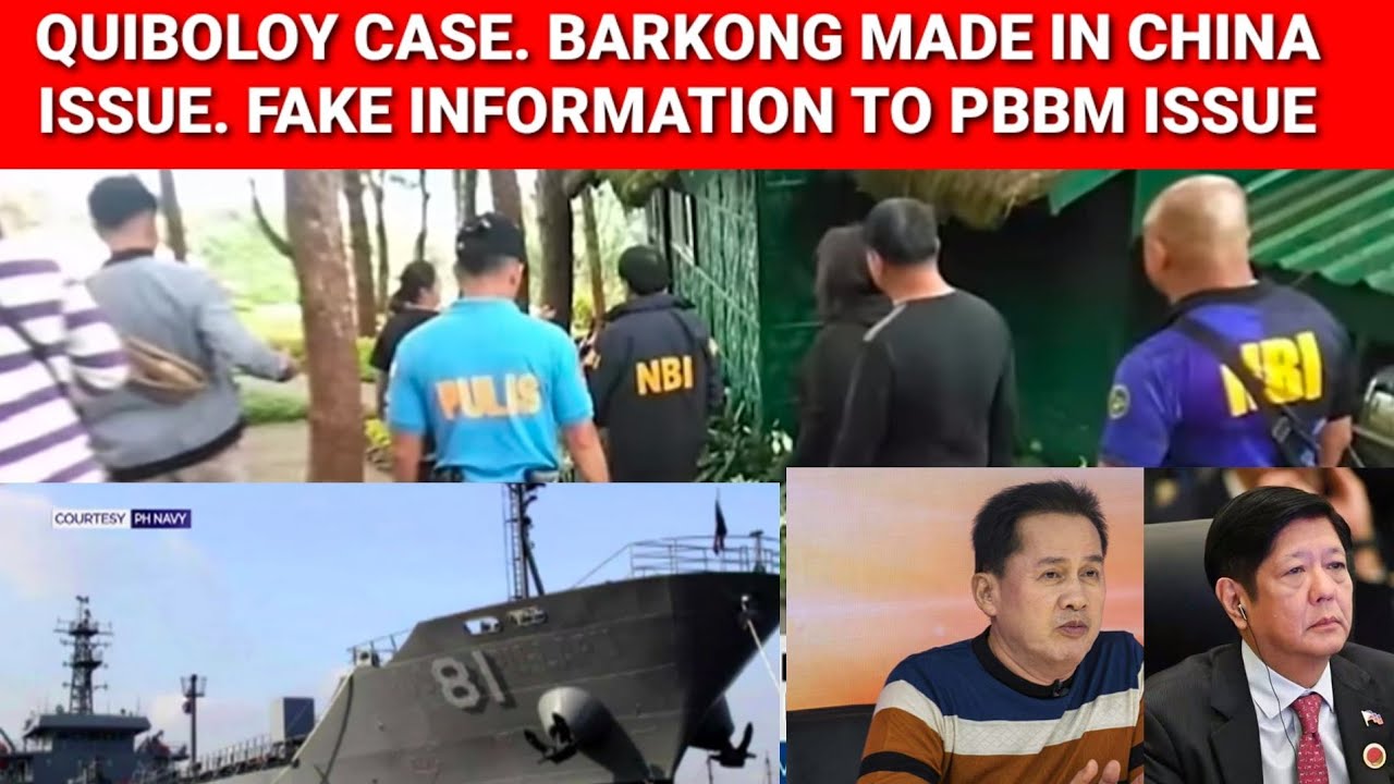 QUIBOLOY UPDATE. MADE IN CHINA ISSUE. FAKE INFORMATION TO PBBM. LIVE ...