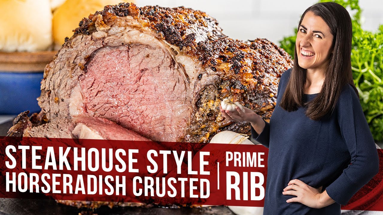 Steakhouse Style Horseradish Crusted Prime Rib - YouTube