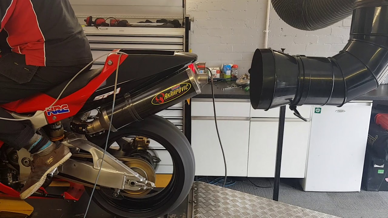 Honda VTR 1000 SP1 RC51 Dyno Run at Powertech UK RP Tuning WSB ...