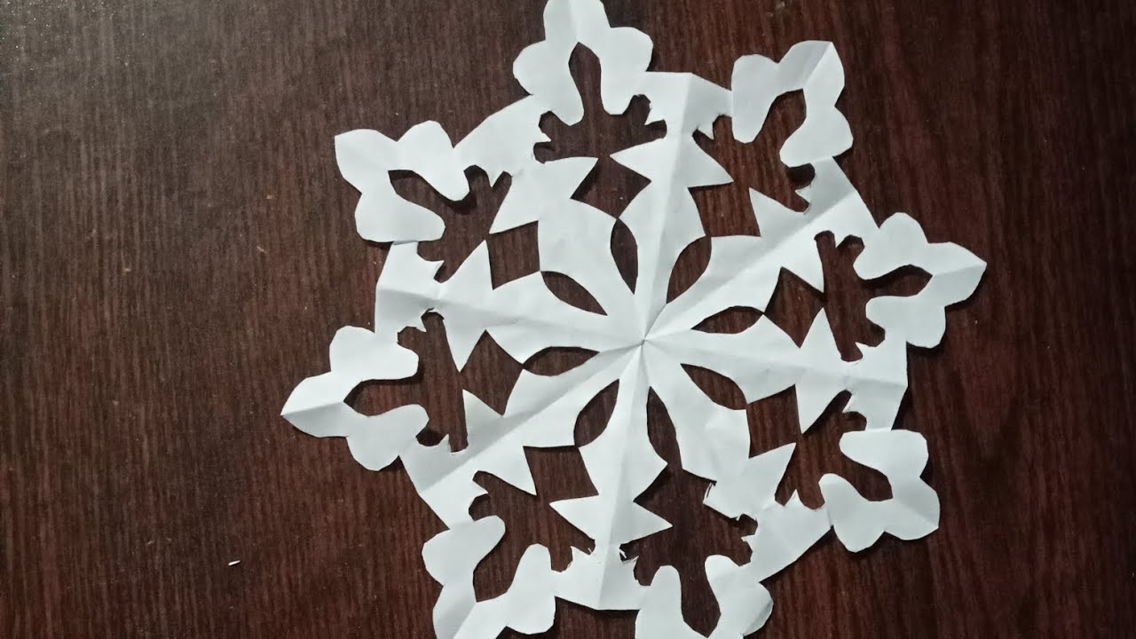 Esey paper snowflake new,,///// how make snowflake cutting and degain ...