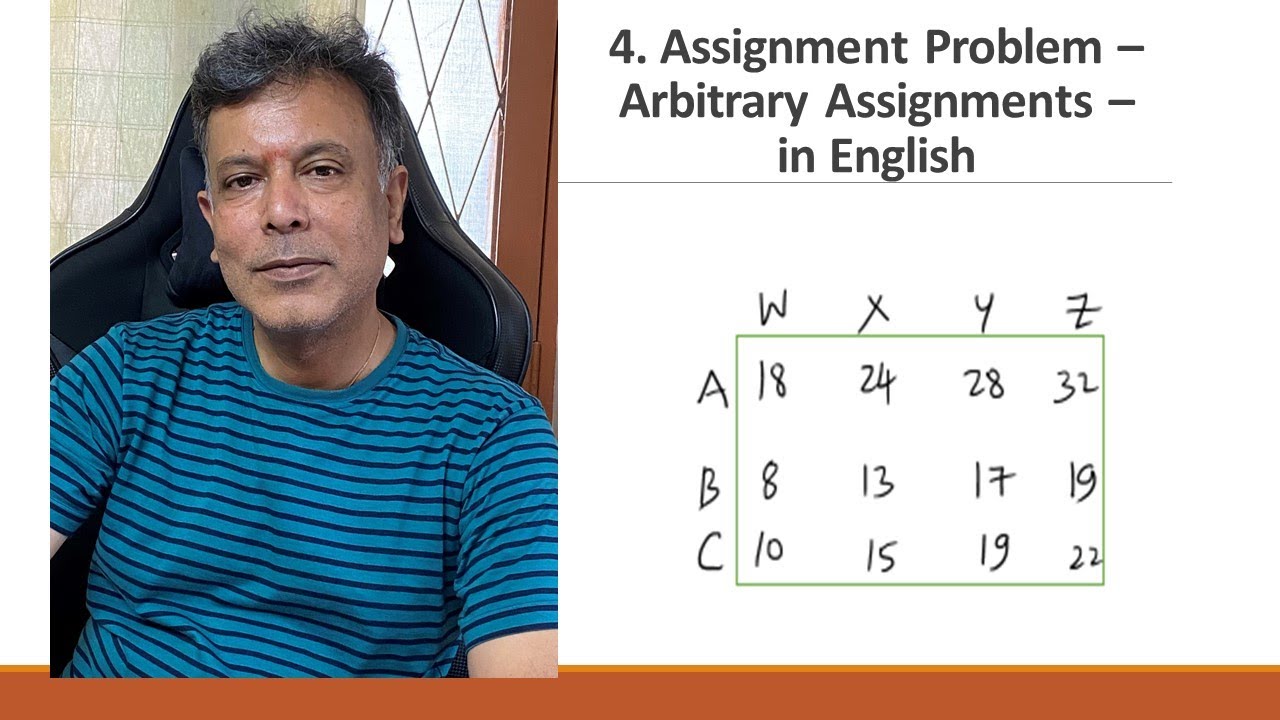 4 Assignmentproblem Arbitrary Assignments Youtube 2799