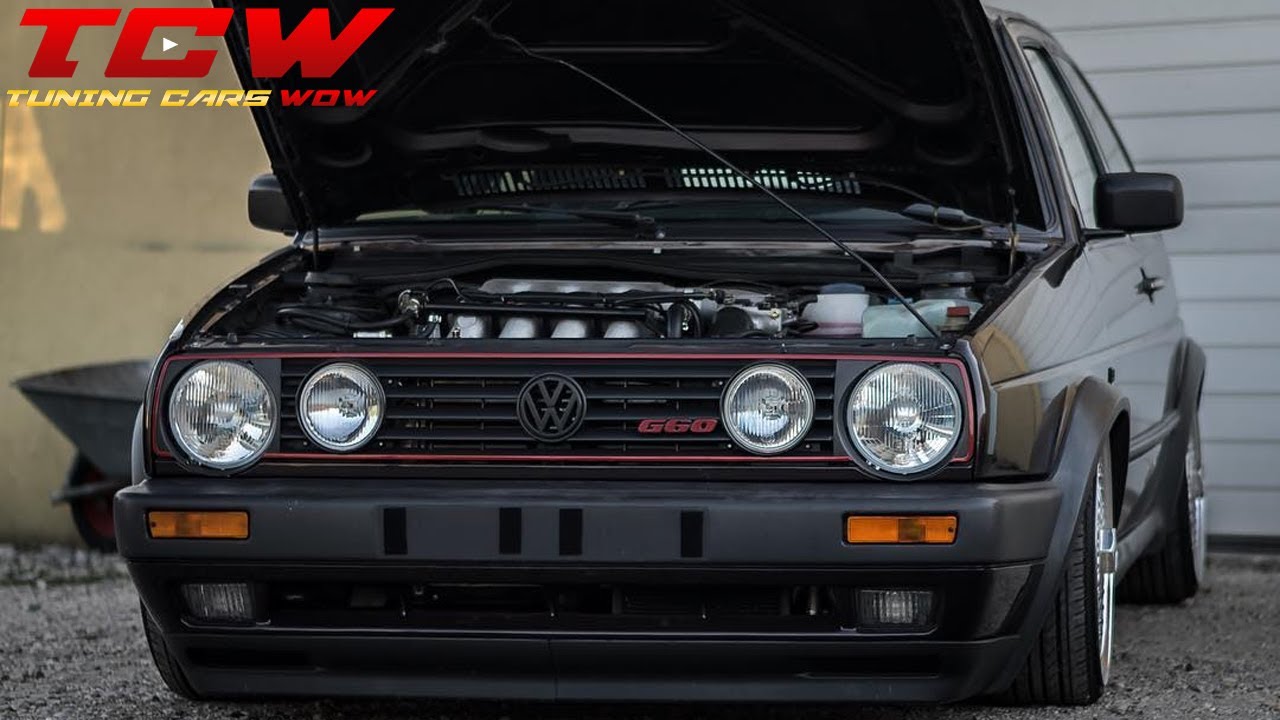 Niki Neumann's VW Golf Mk2 16v G60 on BBS Wheels Tuning Project - YouTube