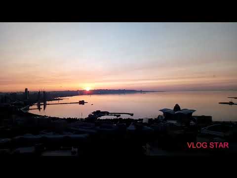 Sunrise over Caspian sea. Polad Bulbuloglu Gel Ey Seher #xezerdenizi #caspiansea #poladbulbuloglu
