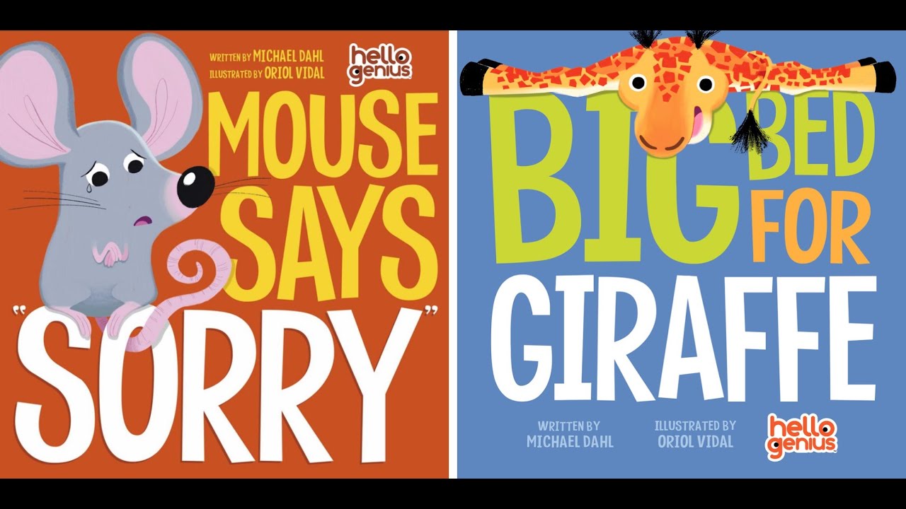 Mouse Says Sorry & Big Bed for Giraffe | Fun Read Aloud Story for Kids ...