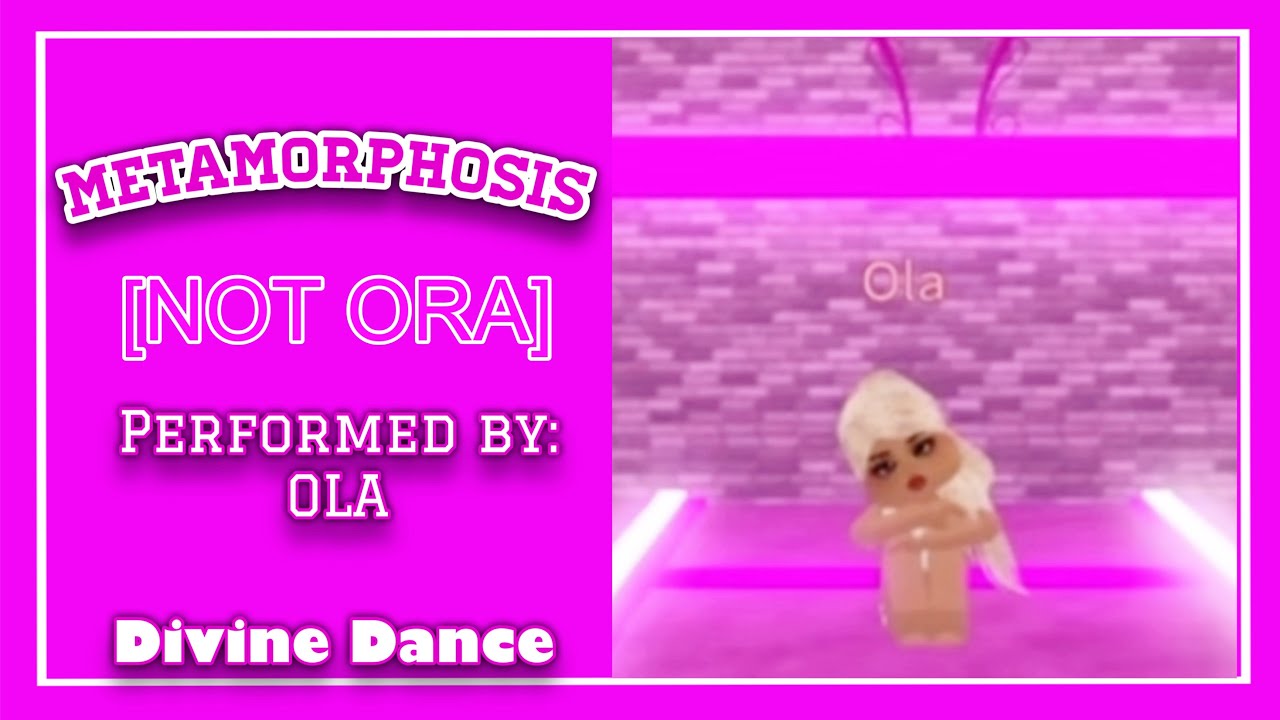OLD DANCE || metamorphosis 🤍 || mini solo on ADC Studio Roblox || NOT ...