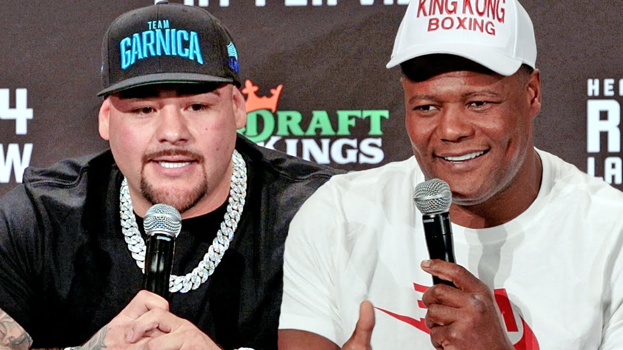ANDY RUIZ VS LUIS ORTIZ - FULL FINAL PRESS CONFERENCE & FACE OFF VIDEO ...