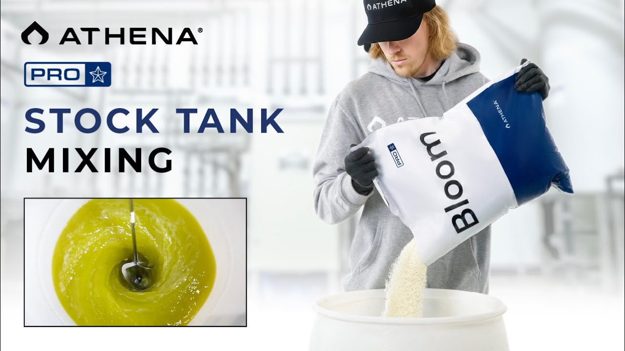 Athena® Pro Line Stock Tank Mixing - YouTube