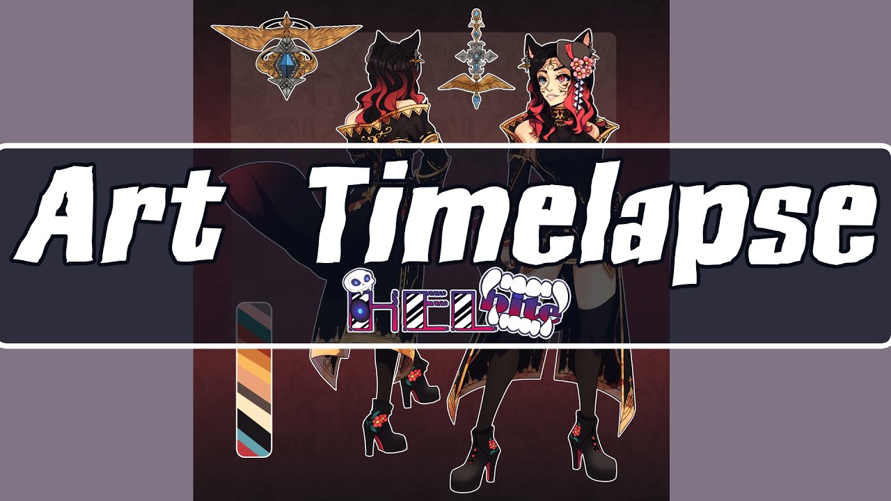 Timelapse | JayChavezVT Reference Sheet - YouTube