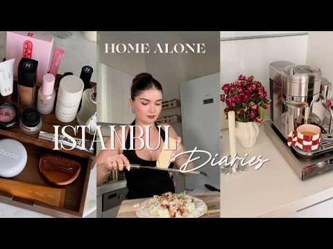 back home after NYC 🥐 | slow days home alone, cooking & new york haul