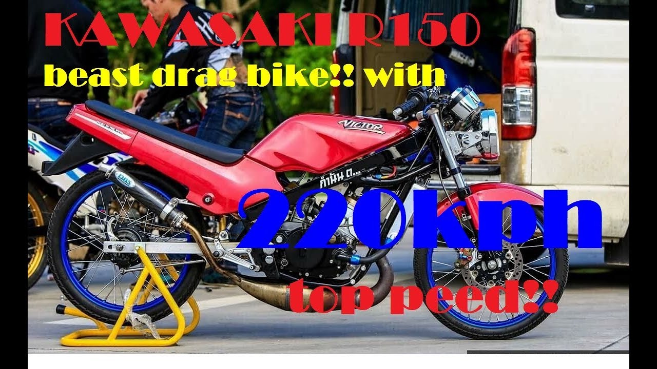 Beast drag bike Krr 150 - YouTube