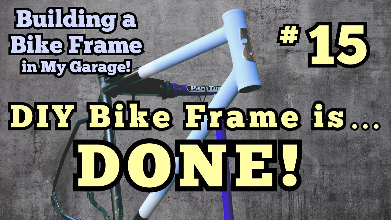 Painting My New MTB Frame - DIY Bike Frame Ep 15 - YouTube