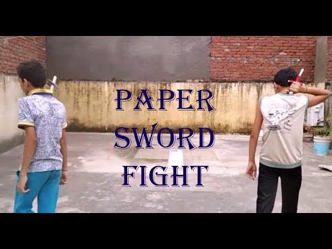 Paper Sword Fight by Action Crazy - YouTube