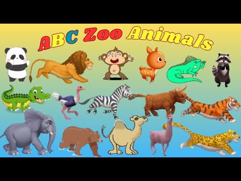 ABC Zoo Animals 2TH925 | Alphabet Animals Song for Kids | Kids TV - YouTube