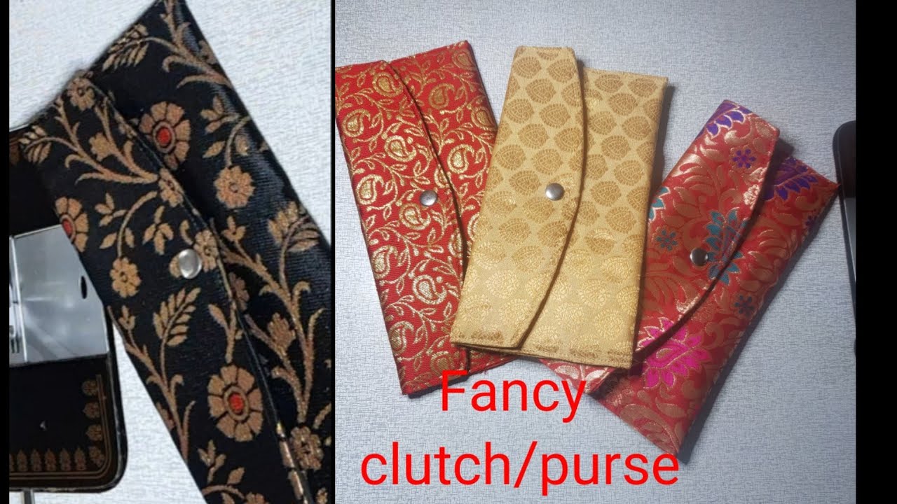 Fancy clutch/party wear purse making - YouTube