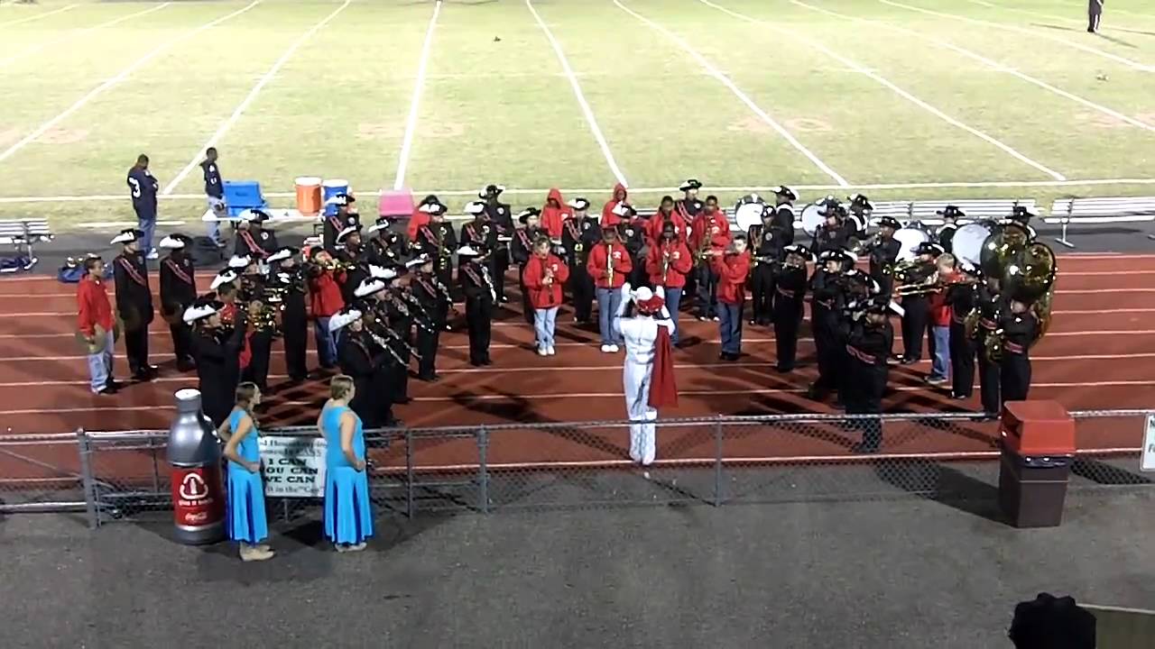 Denbigh High School Marching Band National Anthem - YouTube
