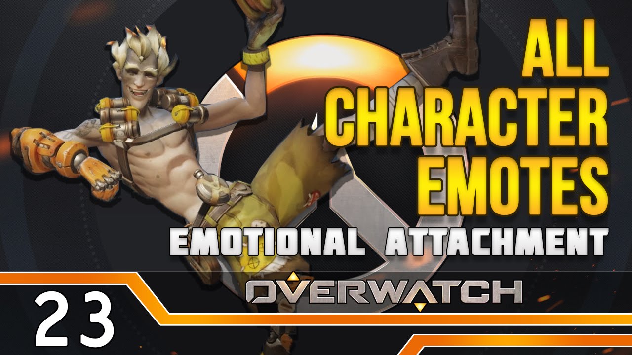 Overwatch: All Character Emotes | Pose for the Camera! - YouTube