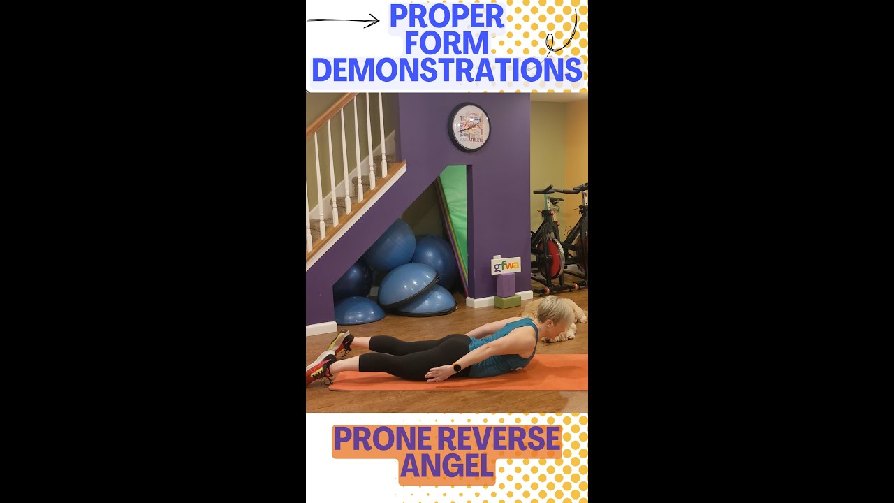 Prone Reverse Angel Proper Form Demonstration - YouTube