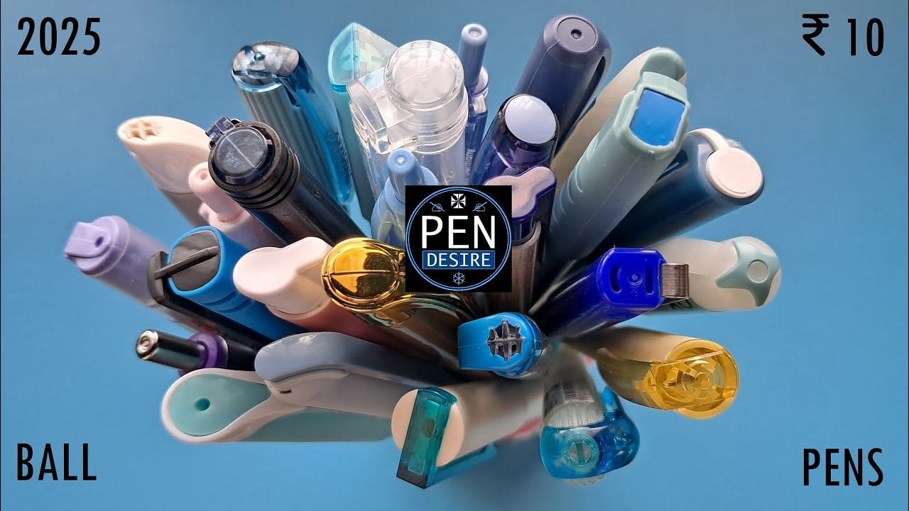 10 Rupees Ball Pens Reviewed by Pen Desire in 2025 RECAP in JUST 2 ...