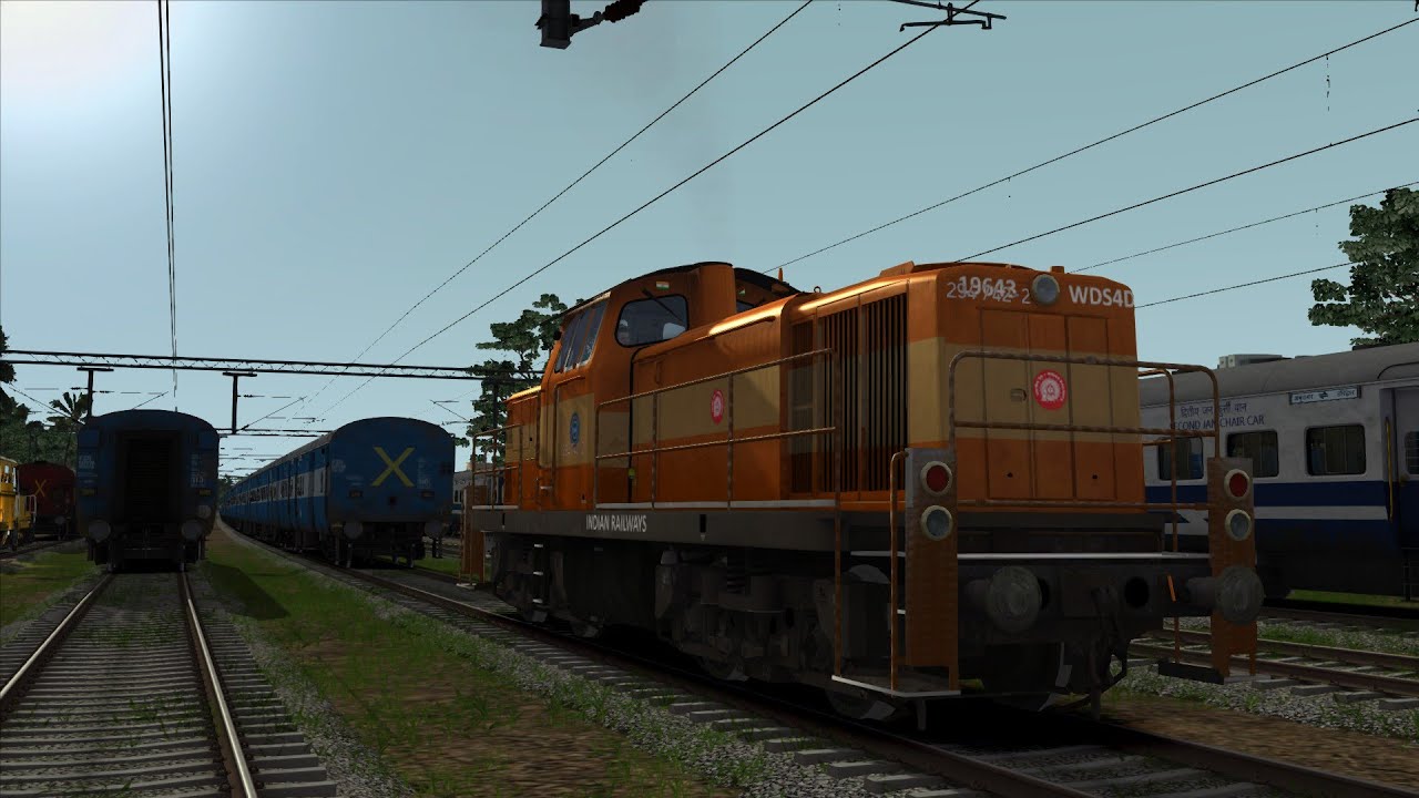 WDS4D (Pappu Shunter) Shunting rakes | Railworks 3 - YouTube