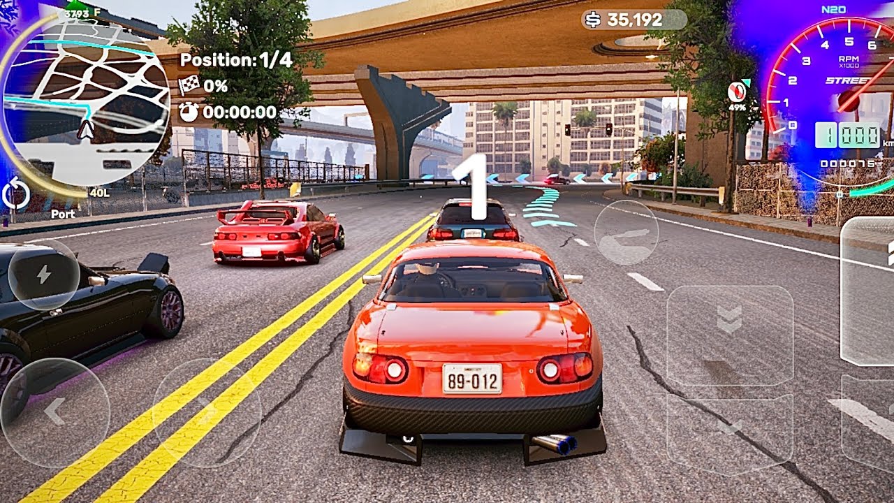 Carx Street 2k 60 Fps max graphics gameplay | Best Mobile game Ever 😍 ...