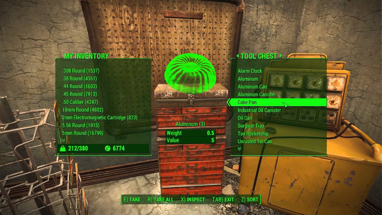 Fallout 4 Treasures of the Lost World 5 (Crafting - Aluminum) - YouTube