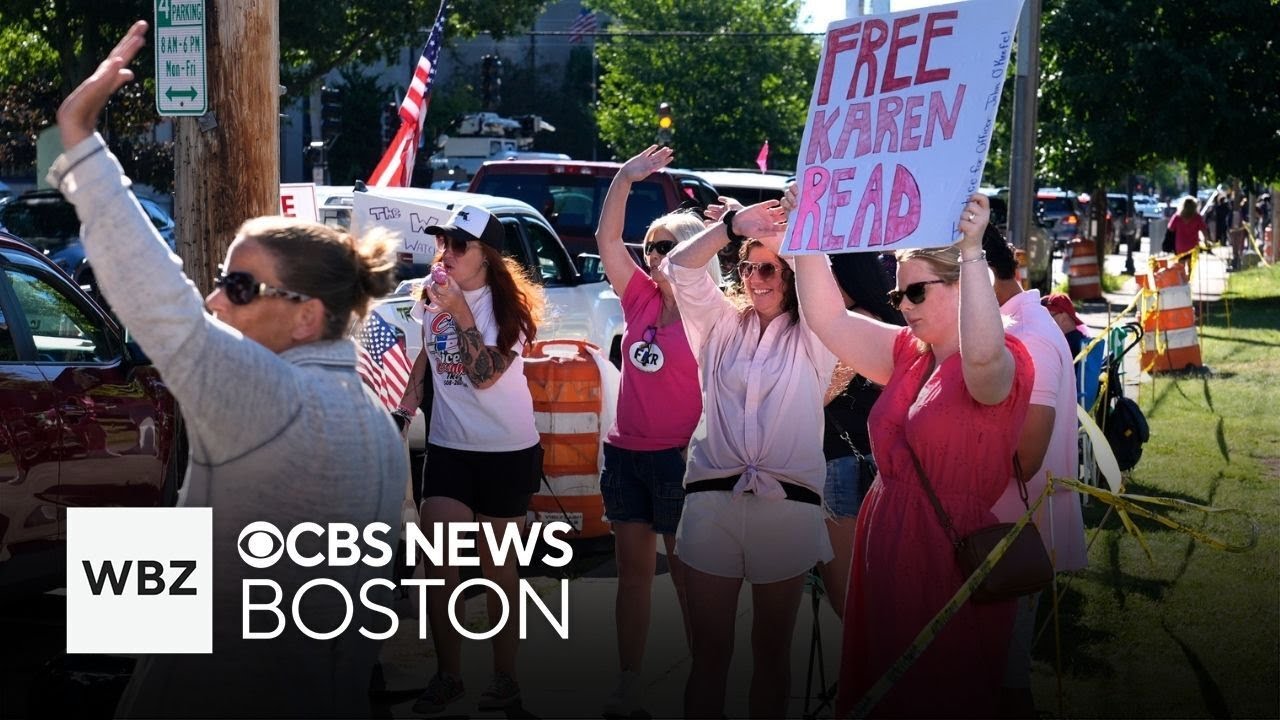 Karen Read murder trial divides Canton residents - YouTube