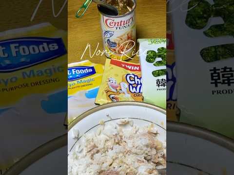 Making Nori Rice 😋 #nori #tuna