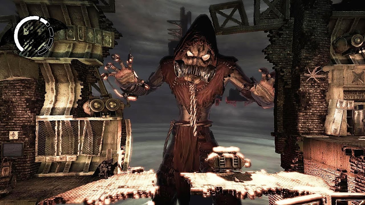 Batman Arkham Asylum - Full Gameplay - Part 9 - Big Scarecrow Boss ...