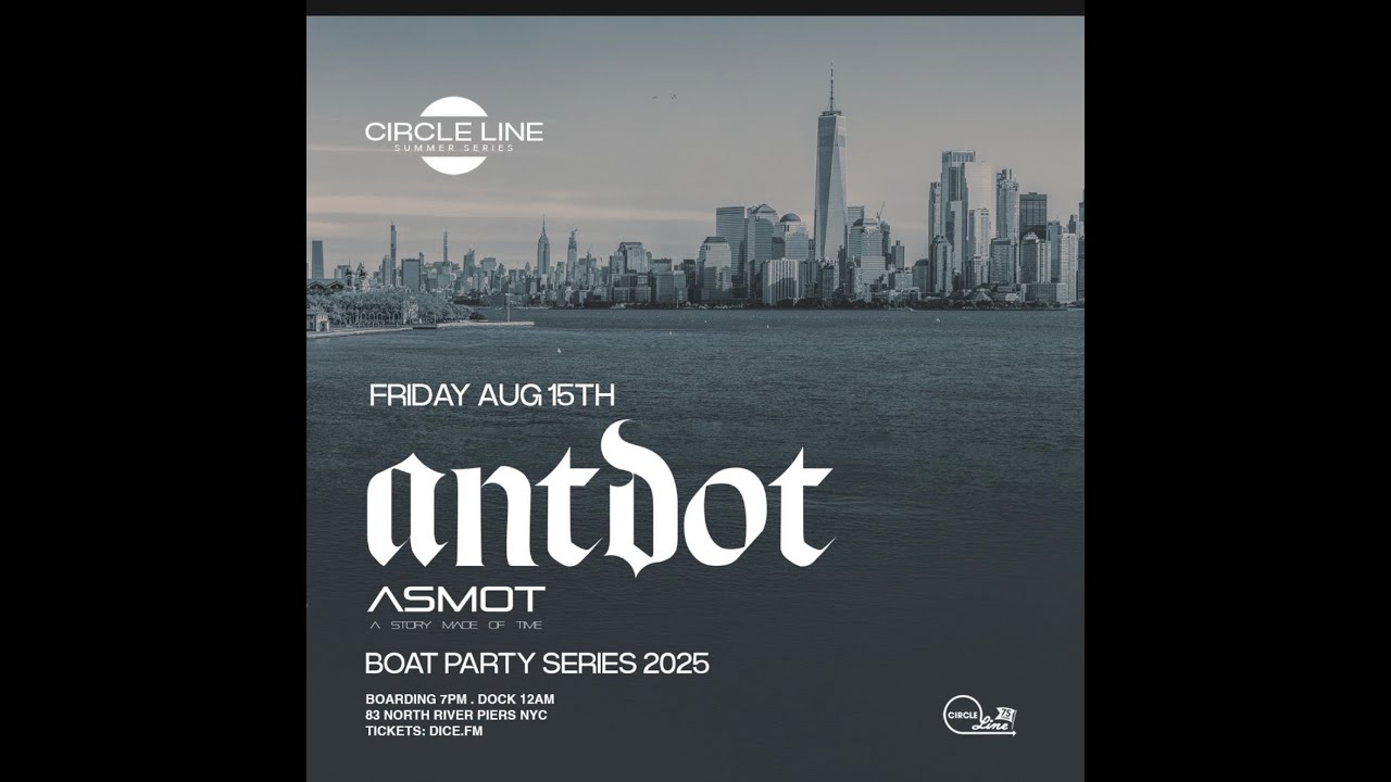 ASMOT Live From Circle Line In NYC W/ ANTDOT - YouTube