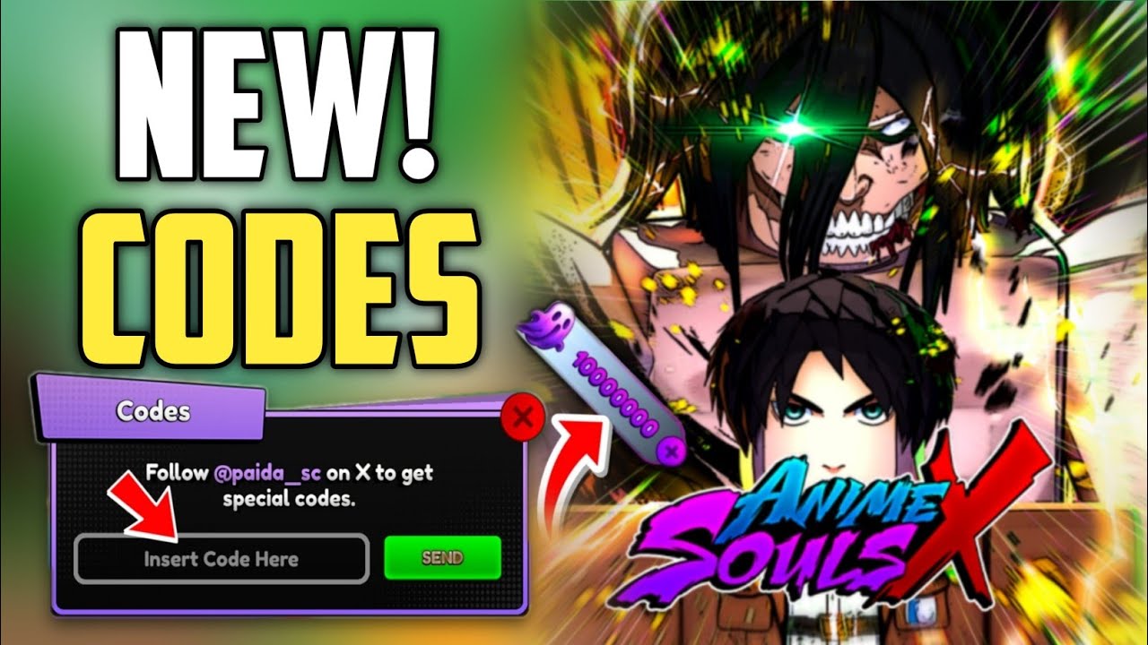 *NEW* ALL WORKING CODES FOR ANIME SOULS SIMULATOR X 2024! - YouTube