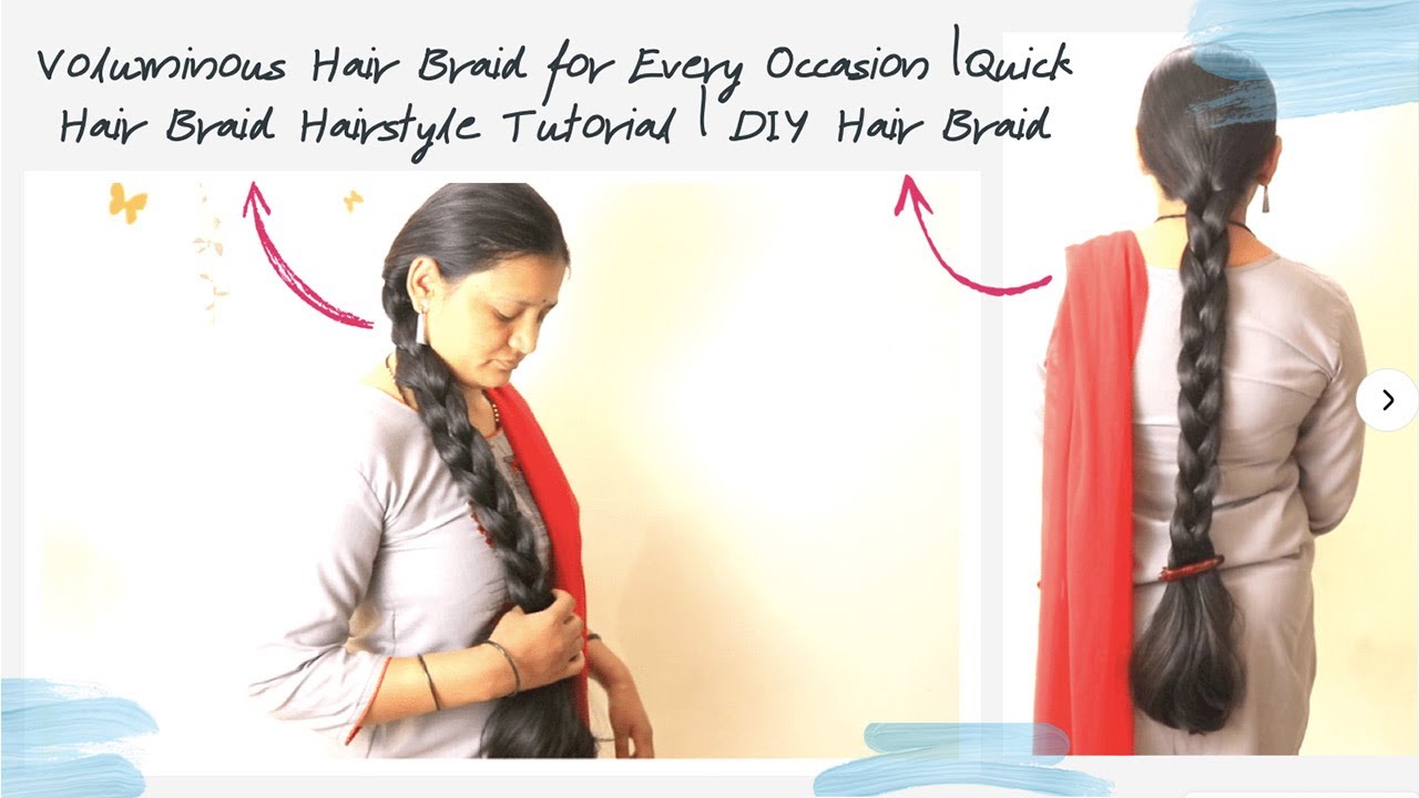 How to Braid Your Own Hair For Beginners | How to Braid | Quick & Easy ...
