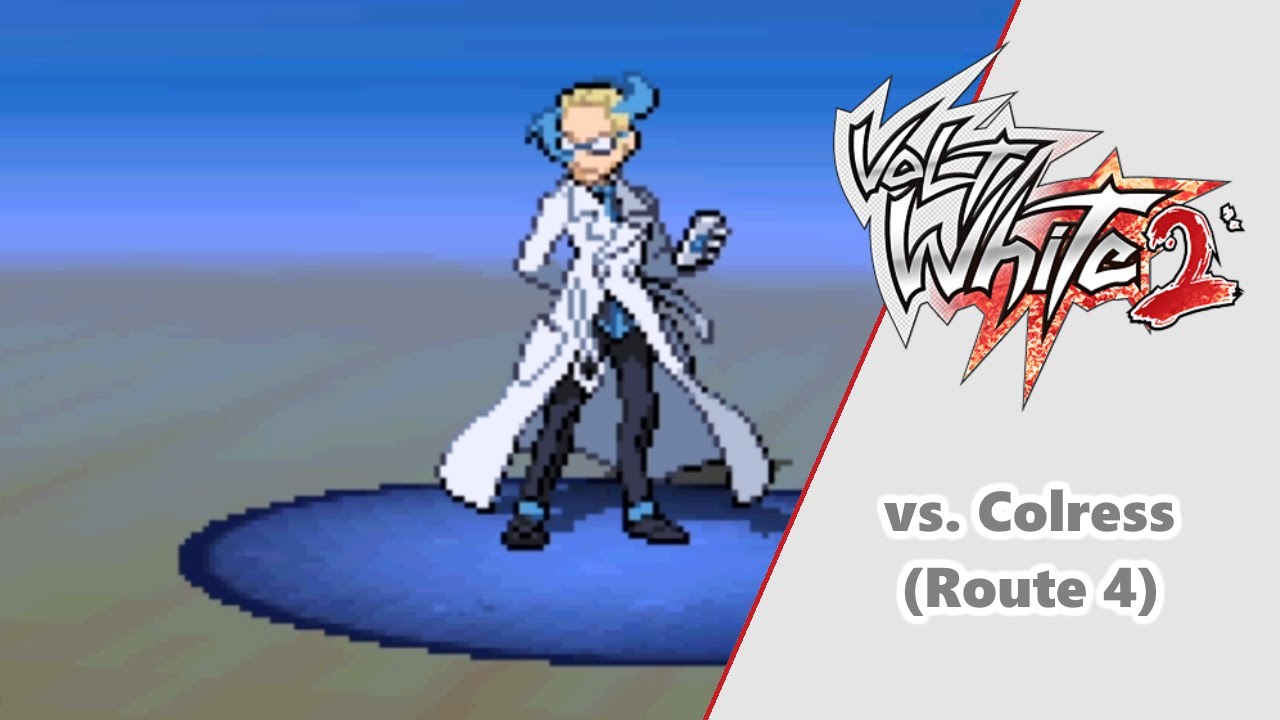 Pokémon Volt White 2 - Special Battles | vs. Colress (Route 4) - YouTube